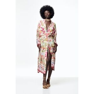 Zara | Kimonos & Yukatas | Zara Floral Print Kimono | Poshmark
